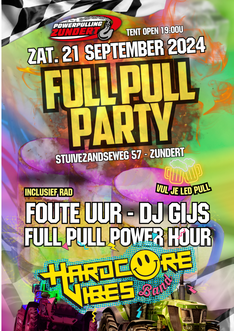 FULL PULL PARTY 21 september 2024 – Powerpulling Zundert